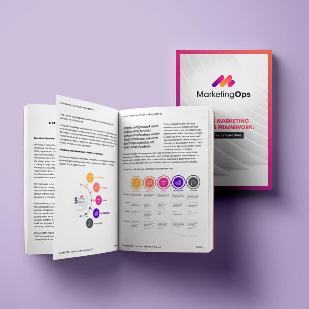B2B Marketing Metrics Framework - Marketing Operations